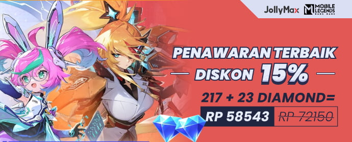 Top Up Diamond Murah MLBB | JollyMax Indonesia MLBB Top Up